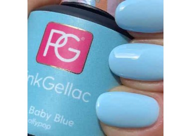 Pink Gellac 266 Baby Blue Azul Color Esmalte Gel Permanente